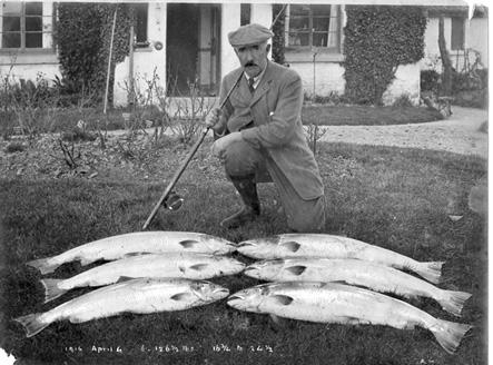 Famous historical figures connected with salmon fishing on the Wye